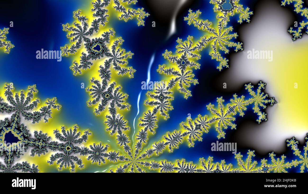 Abstract Computer generated Fractal design. A fractal is a never-ending ...