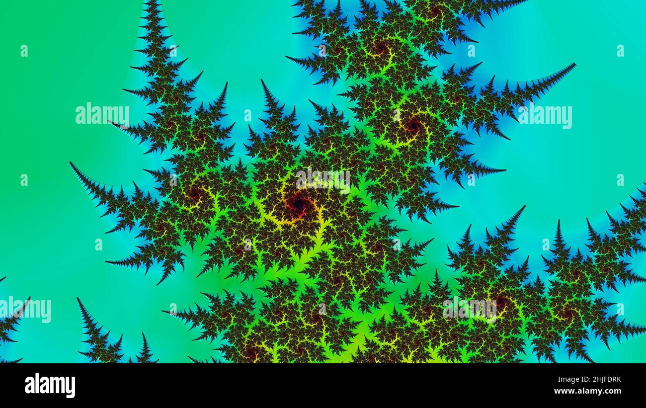 Abstract Computer generated Fractal design. A fractal is a never-ending ...