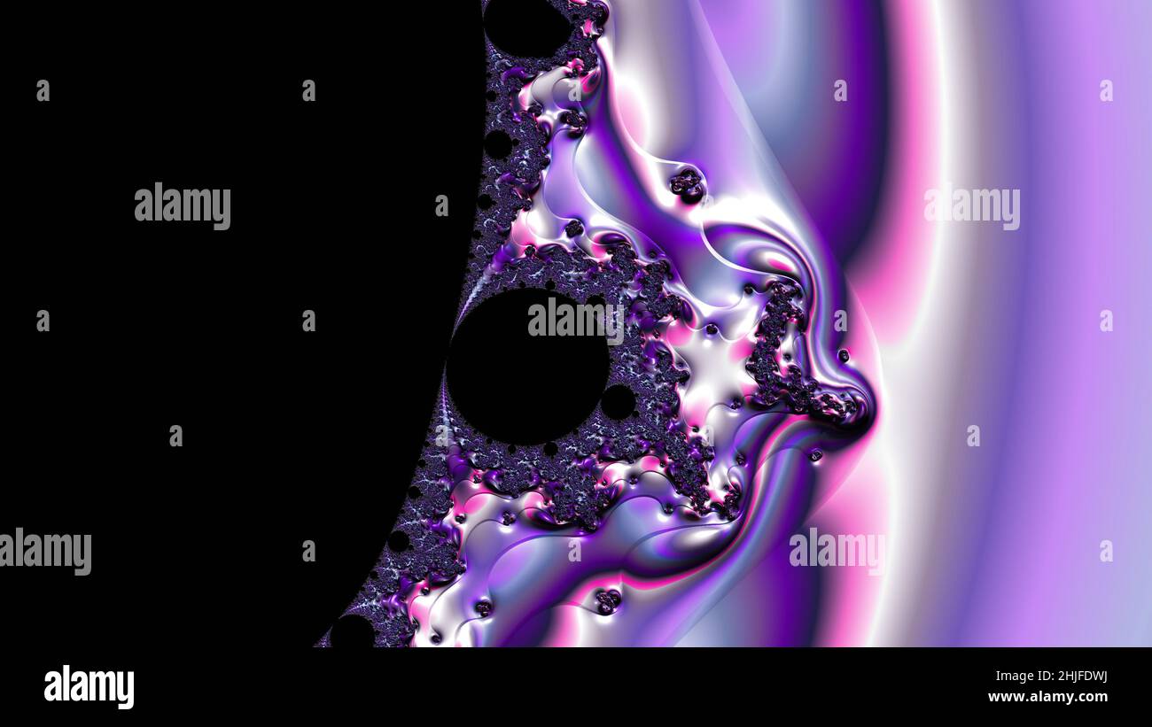 Abstract Computer generated Fractal design. A fractal is a never-ending ...