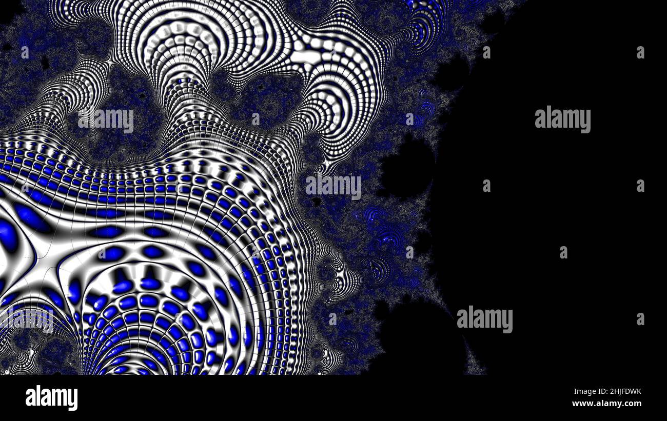 Abstract Computer generated Fractal design. A fractal is a never-ending ...