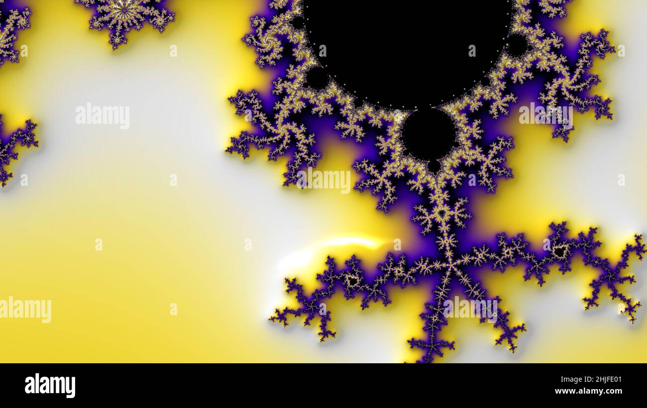 Abstract Computer generated Fractal design. A fractal is a never-ending ...