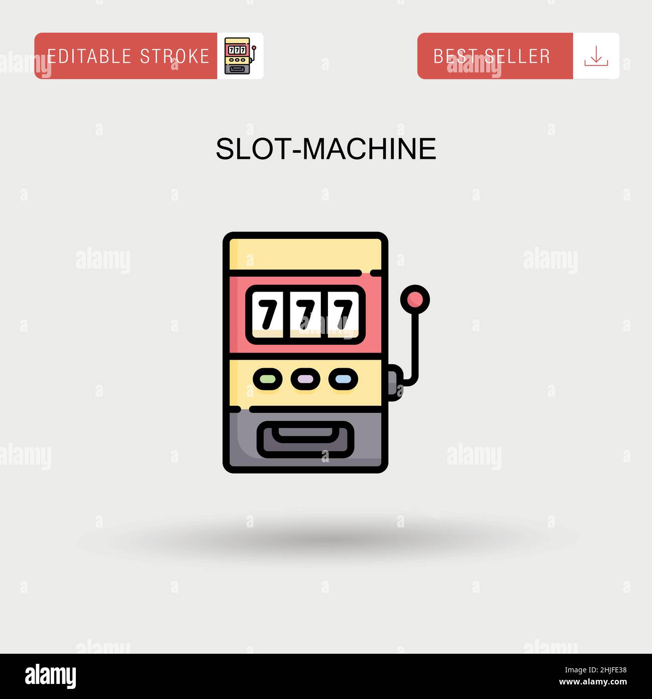 Fruit machine jackpot seven hi-res stock photography and images - Alamy