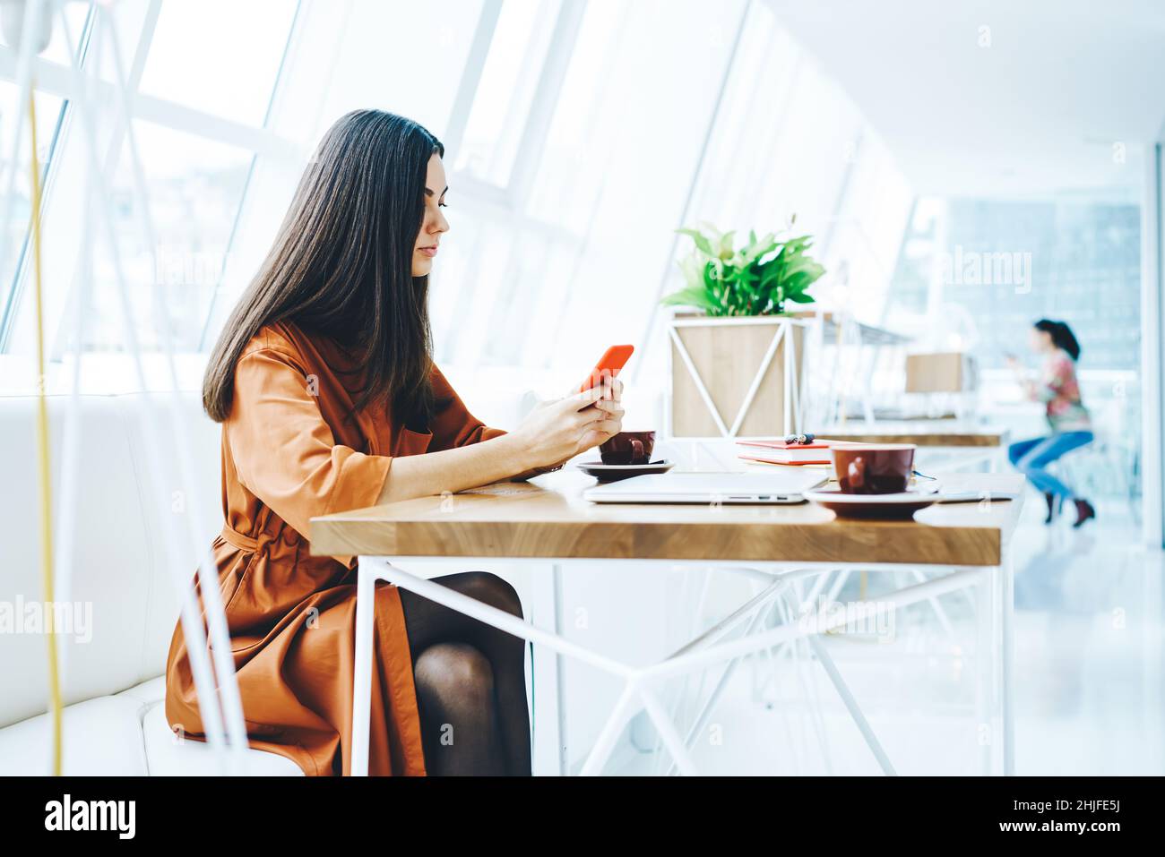 Lady cafeteria hi-res stock photography and images - Alamy
