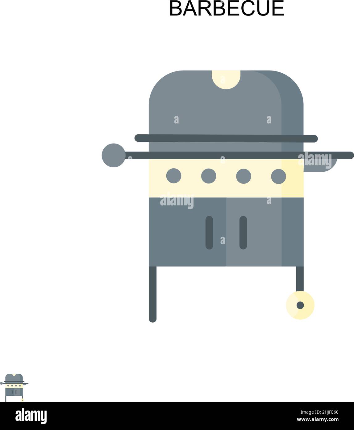 Bbq barbecue barbecued Stock Vector Images - Alamy