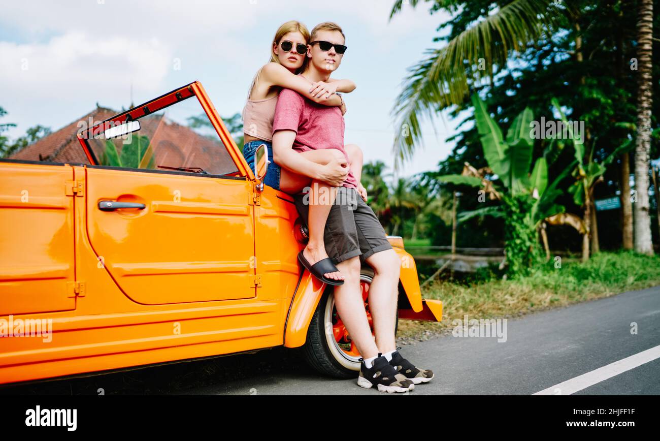 Hug hugging car hi-res stock photography and images - Alamy