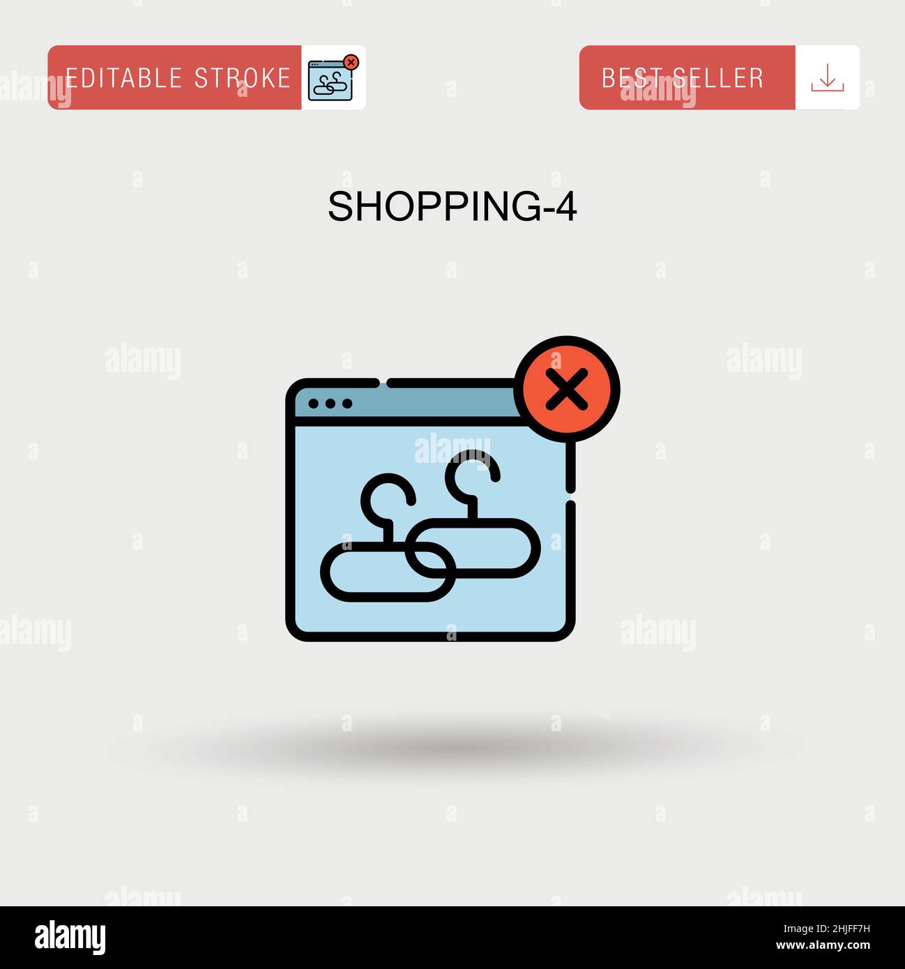 Shopping retail icon set Stock Vector Images - Alamy
