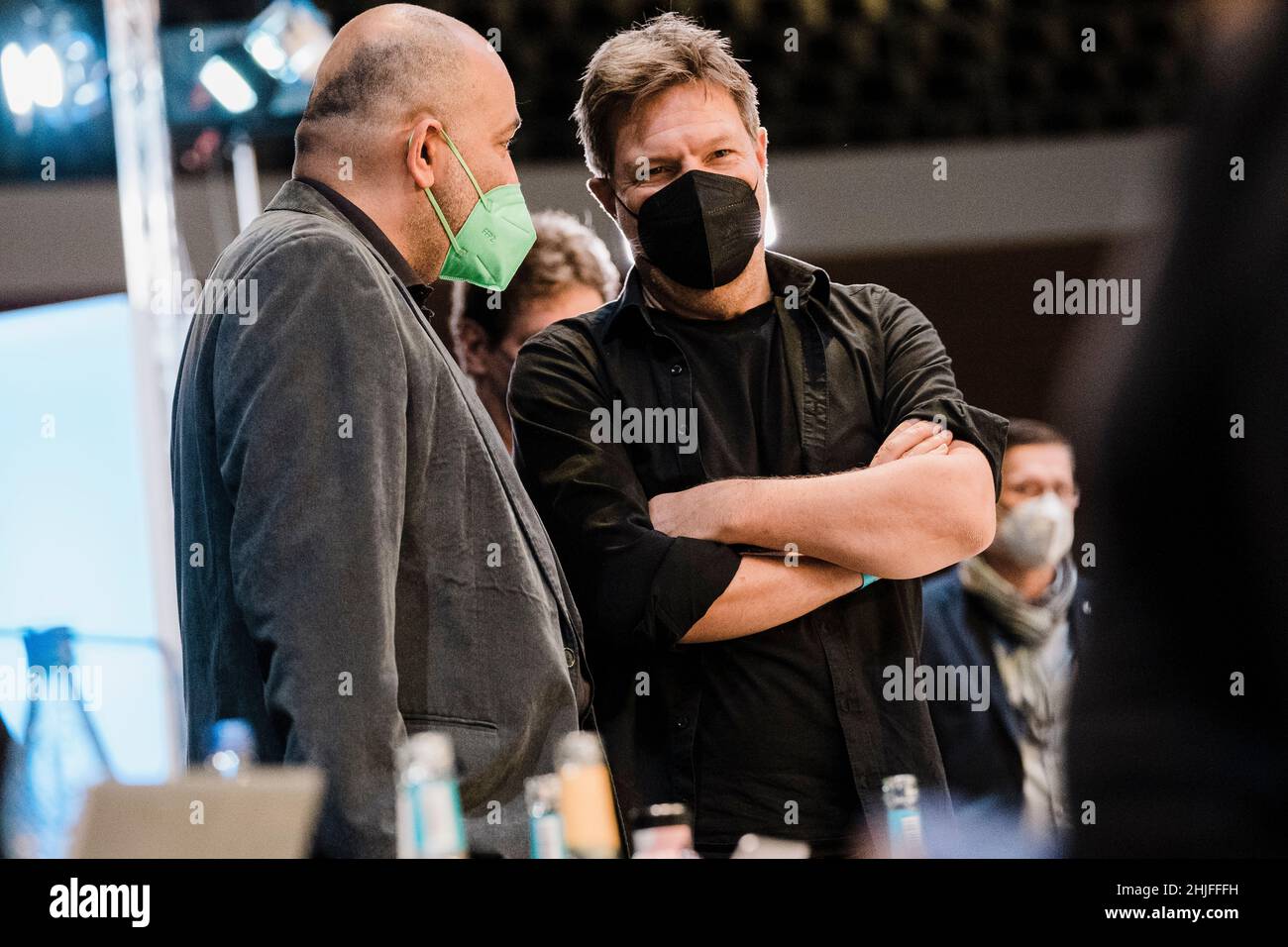 Omid Nouripour, Member of the German Parliament, and Robert Habeck ...