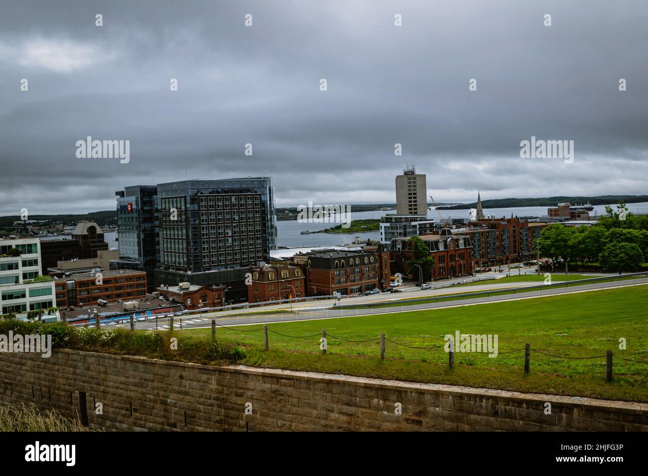 halifax skyline from fort george Stock Photo - Alamy