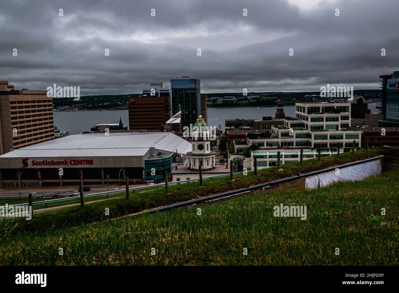 Halifax Town Clock on Citadel Hill Stock Photo - Alamy