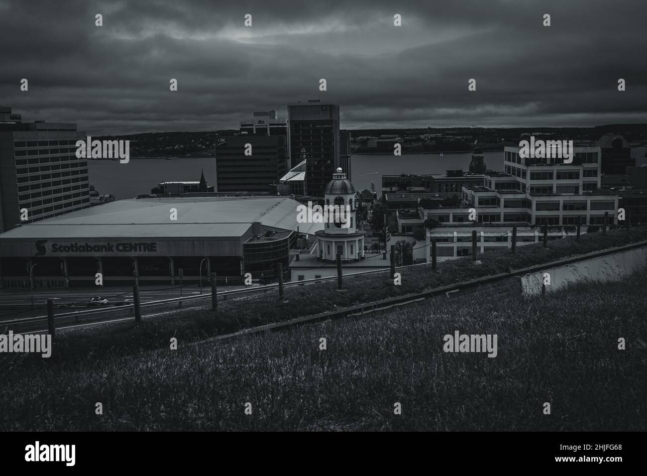 Halifax Town Clock on Citadel Hill Stock Photo - Alamy