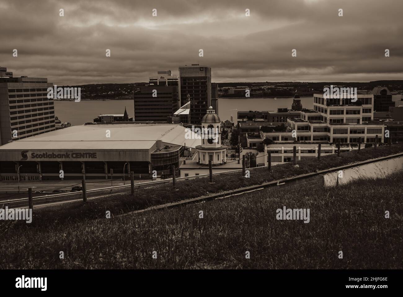 Halifax Town Clock on Citadel Hill Stock Photo - Alamy