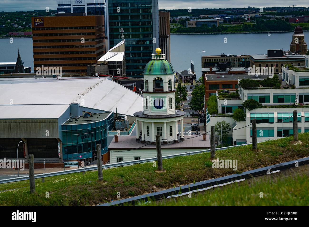 Halifax Town Clock on Citadel Hill Stock Photo - Alamy