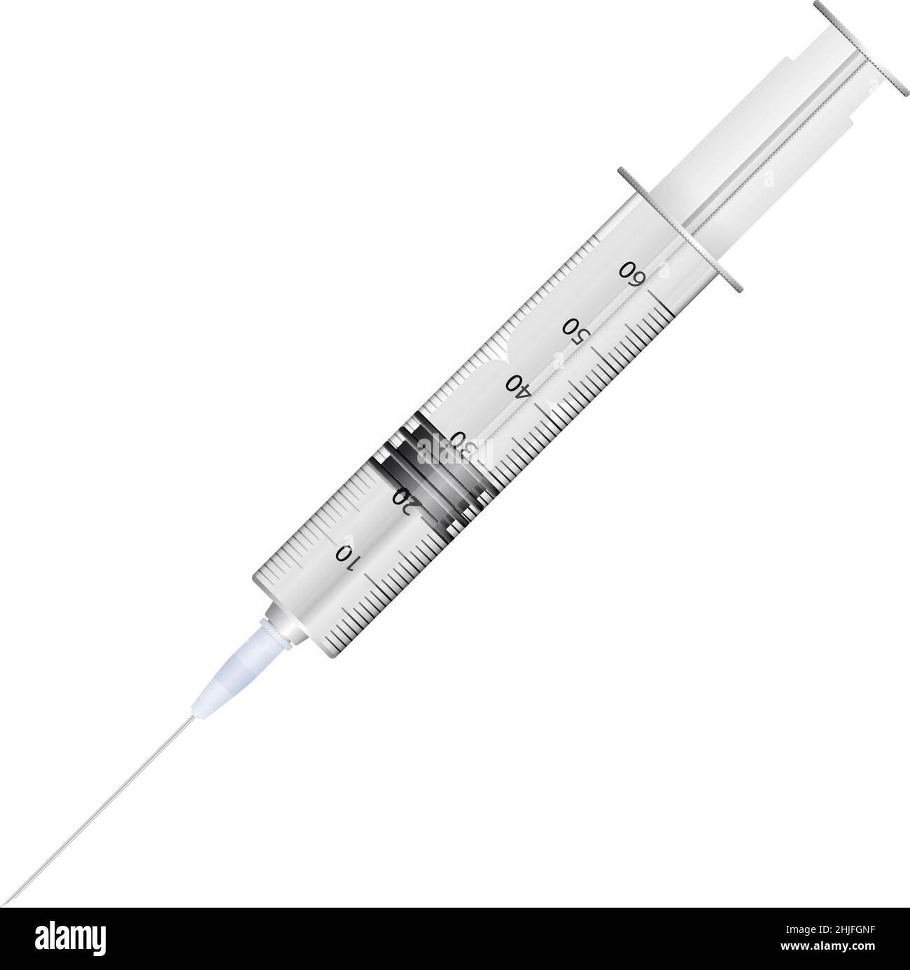 Syringe on a white background. Vector illustration Stock Vector Image ...