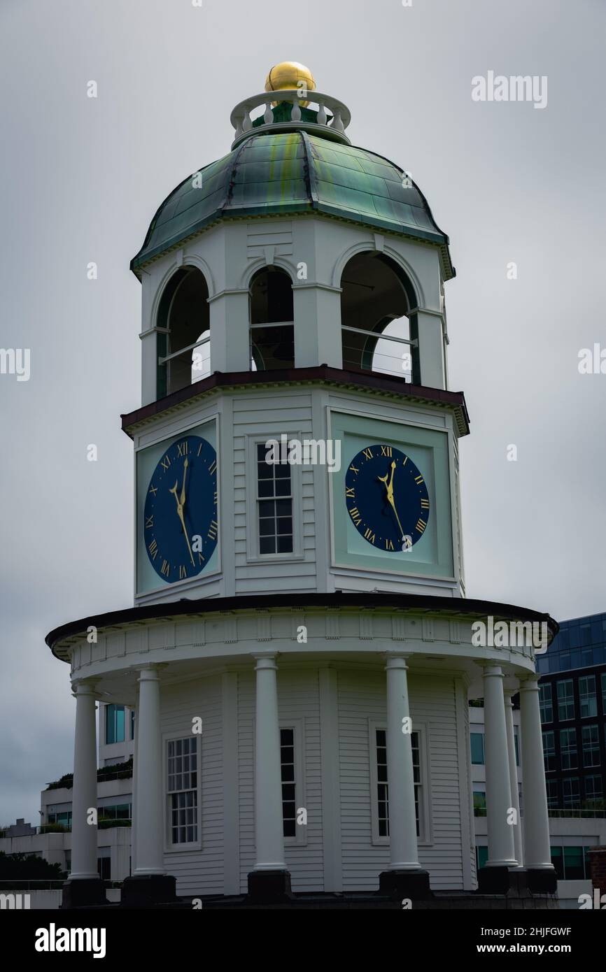 Halifax Town Clock on Citadel Hill Stock Photo - Alamy