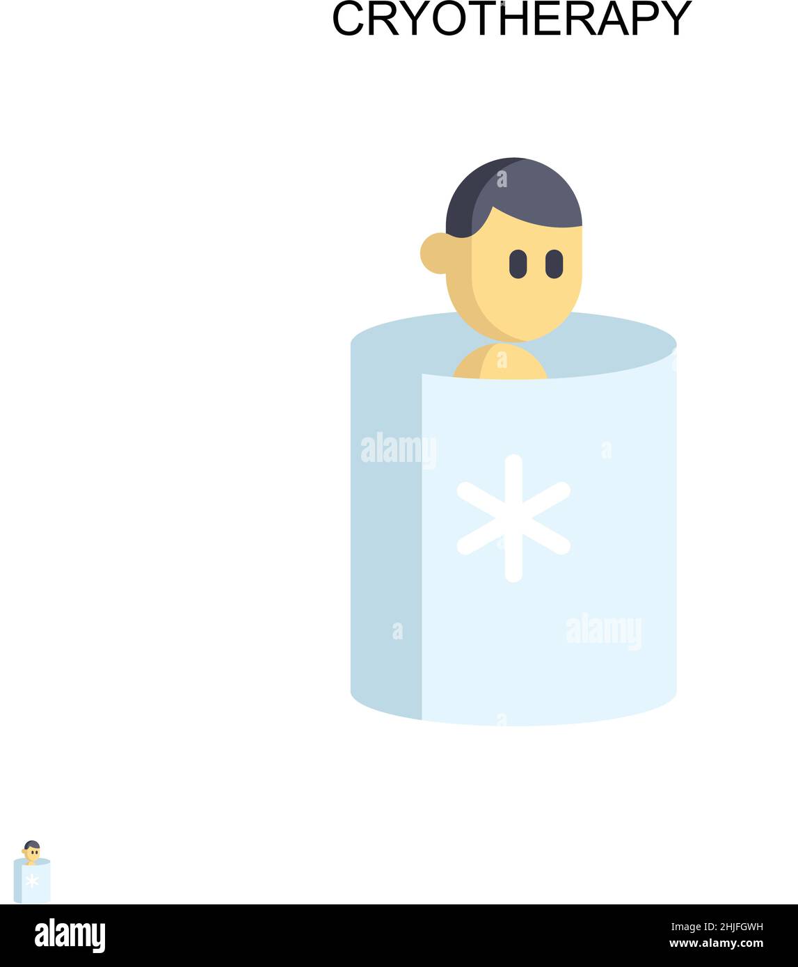 Cryo rejuvenation Stock Vector Images - Alamy