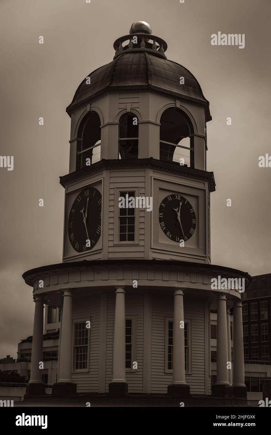 Halifax Town Clock on Citadel Hill Stock Photo - Alamy
