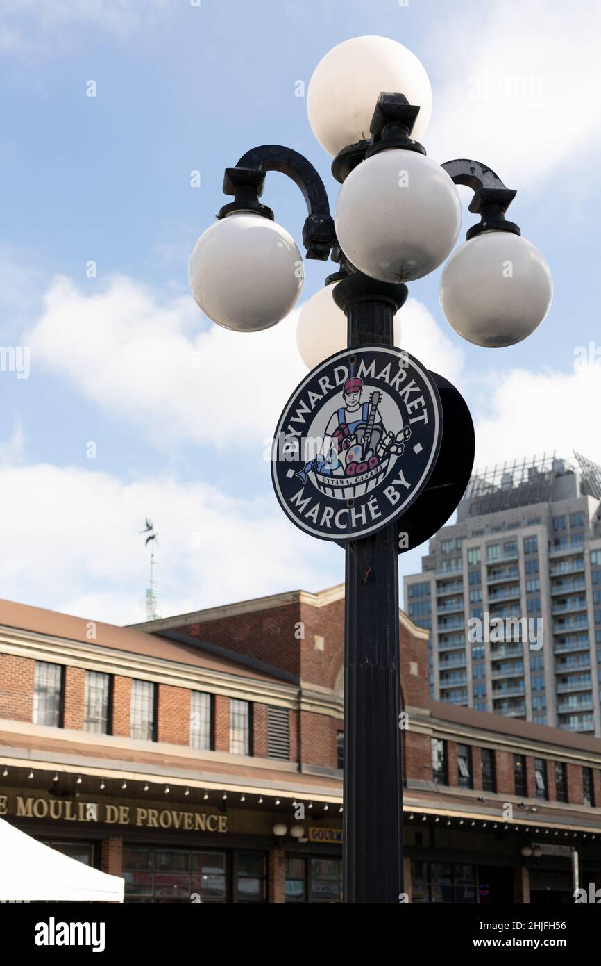 Ottawa sign in byward market hi-res stock photography and images - Alamy
