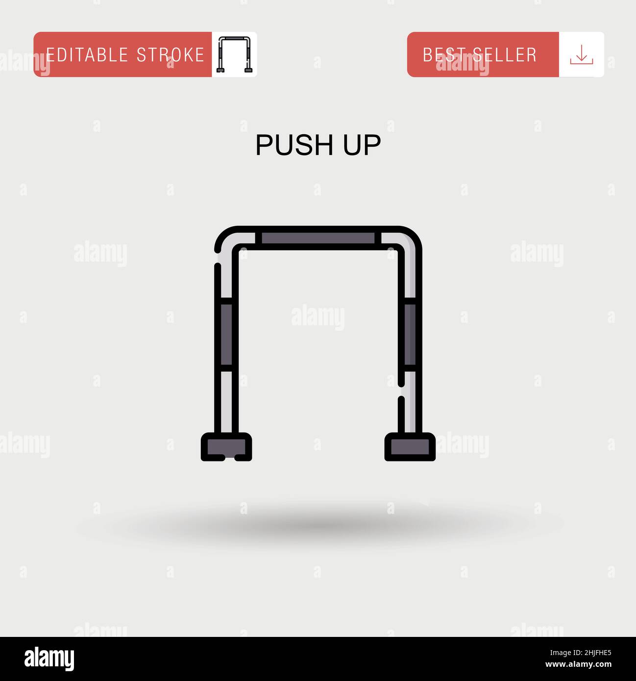 Man push up gym Stock Vector Images - Alamy