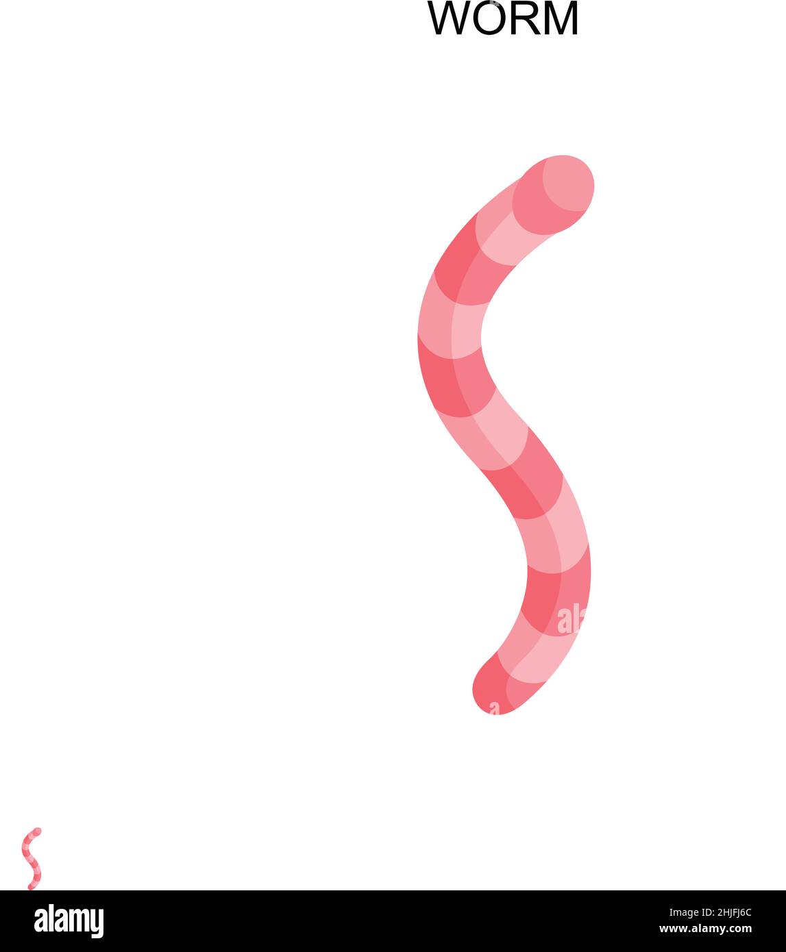 Rain worms Stock Vector Images - Alamy