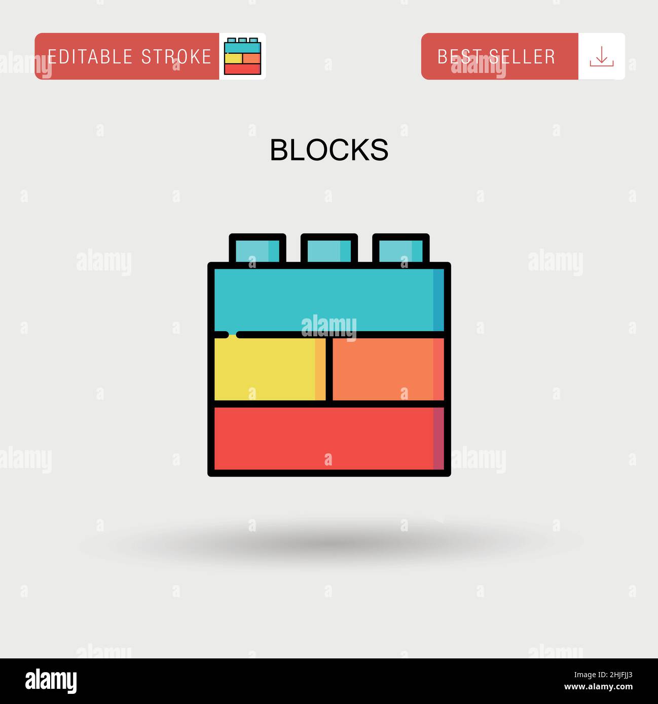 Money blocks Stock Vector Images - Alamy