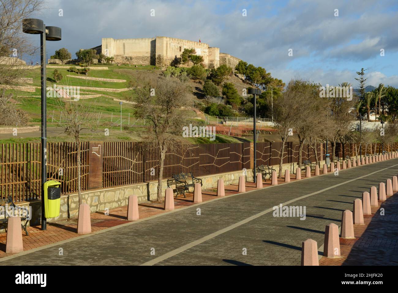 View at Sohail castle on Fuengirola in Spain Stock Photo - Alamy
