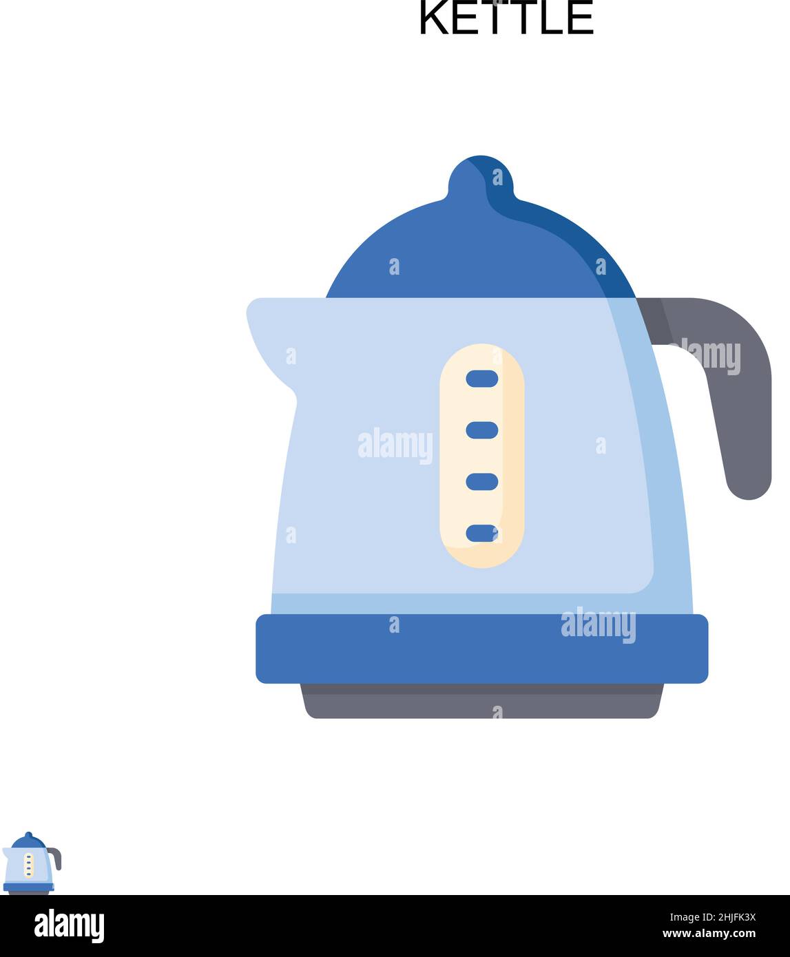 Kettle Simple vector icon. Illustration symbol design template for web ...