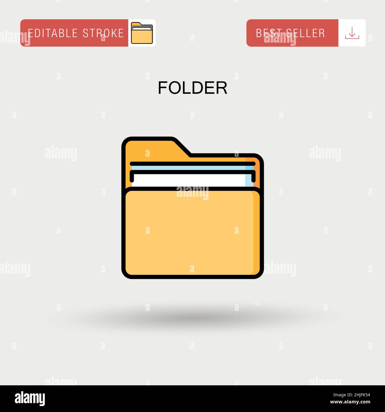 Folder Simple vector icon Stock Vector Image & Art - Alamy