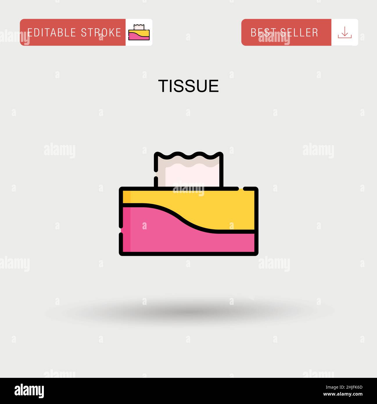 Tissue Simple vector icon Stock Vector Image & Art - Alamy