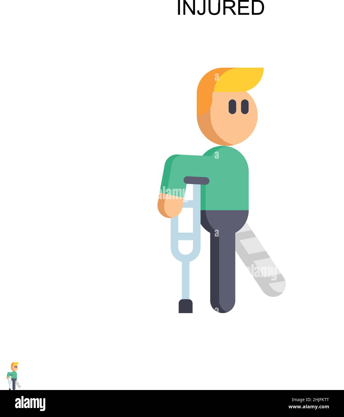 African patient, foot injury Stock Vector Images - Alamy