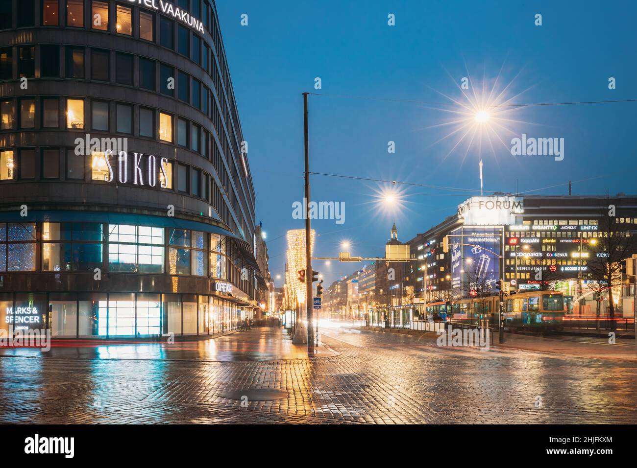 Helsinki, Finland. Original Sokos Hotel And Shopping Center Forum On ...