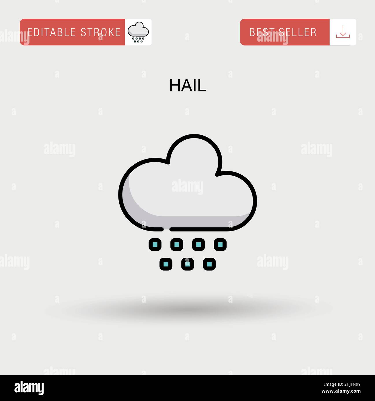 Hailstone Stock Vector Images - Alamy