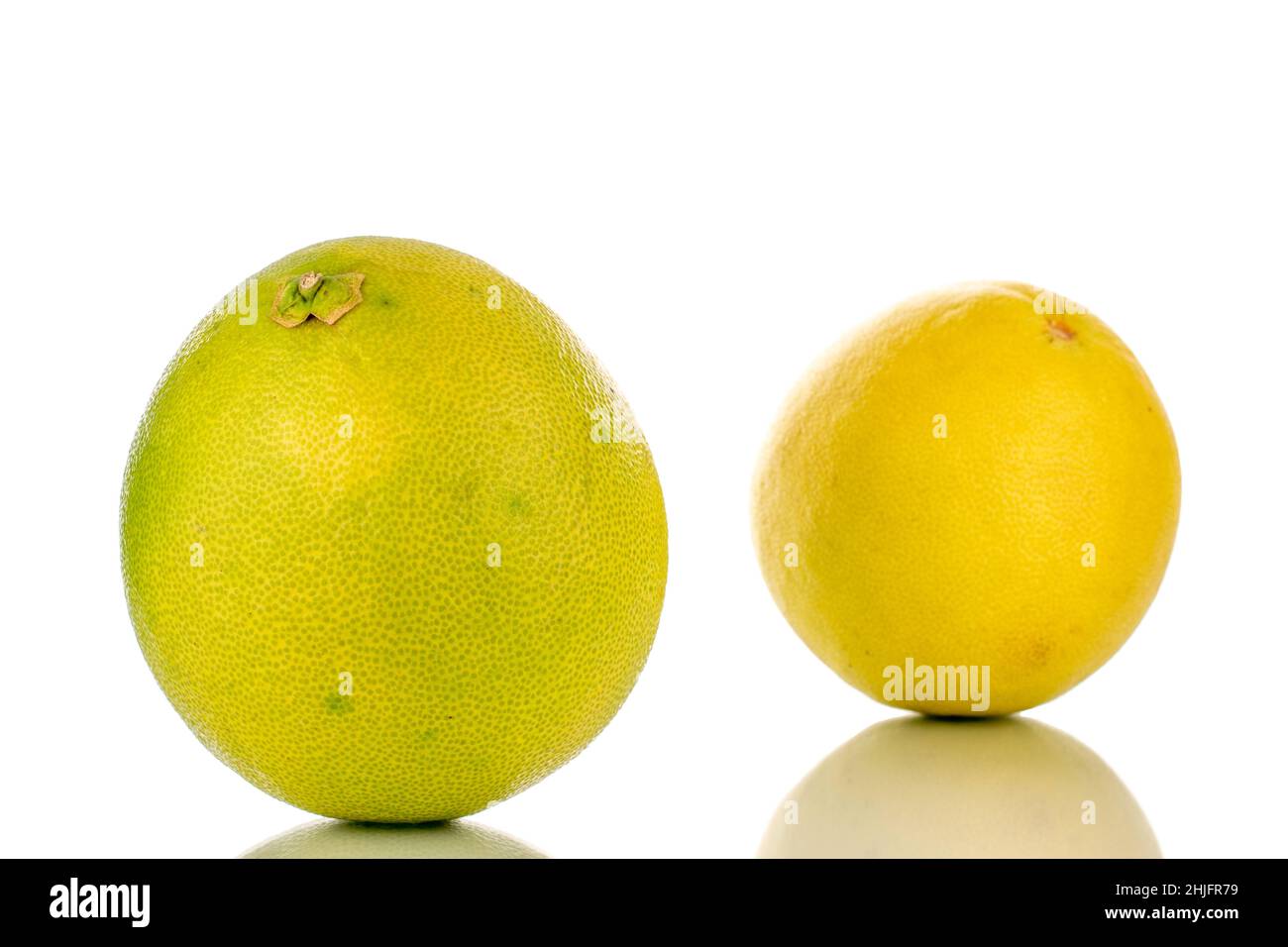 Pomelo on plant Cut Out Stock Images & Pictures - Alamy