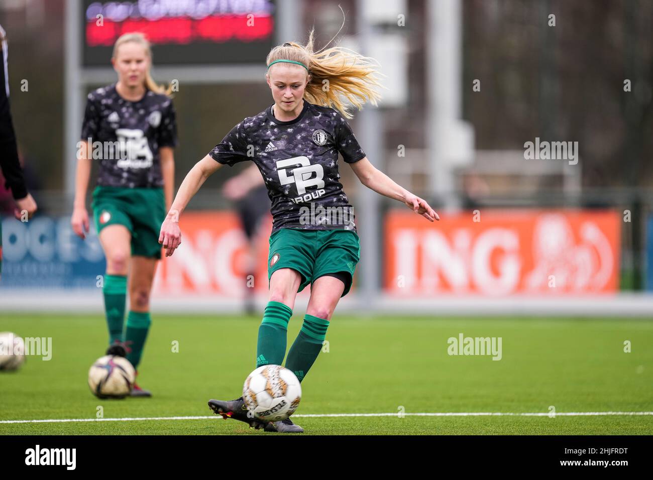Haarlem - Kim Hendriks of Feyenoord V1 during the match between DSS v1 ...