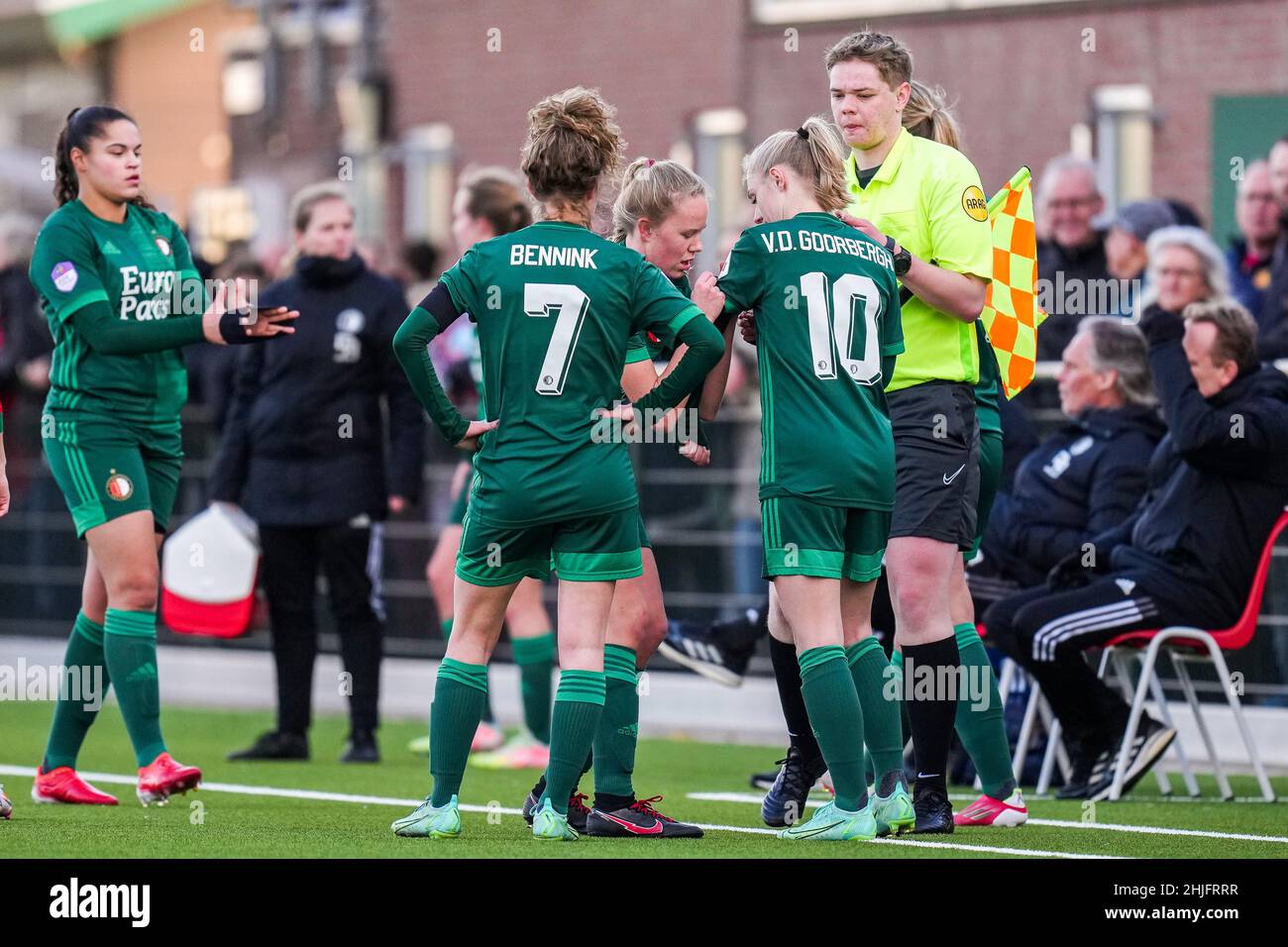 Haarlem - Robine de Ridder of Feyenoord V1, Chayenne van den Goorbergh ...