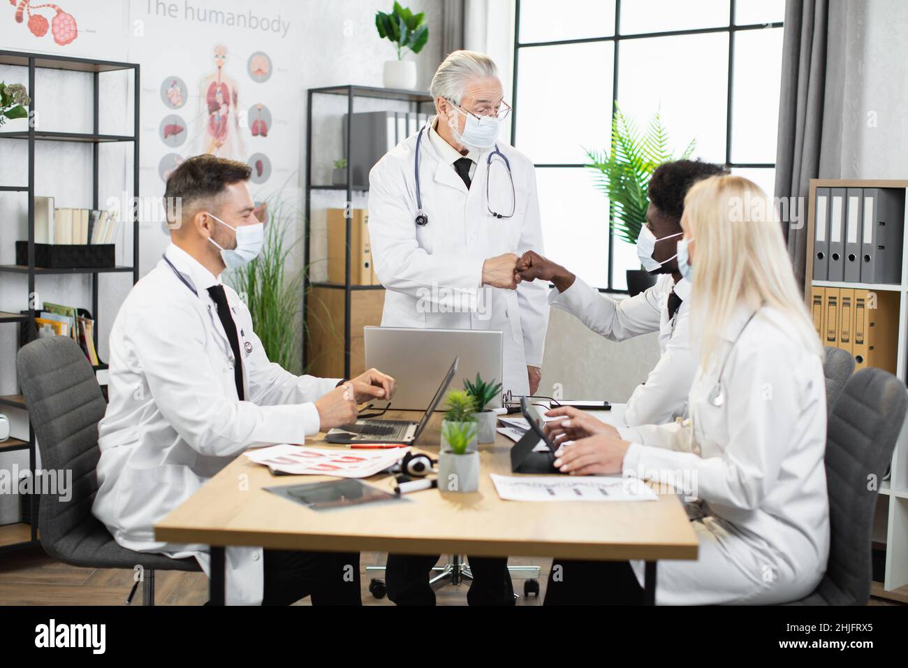 Doctor fists hi-res stock photography and images - Alamy