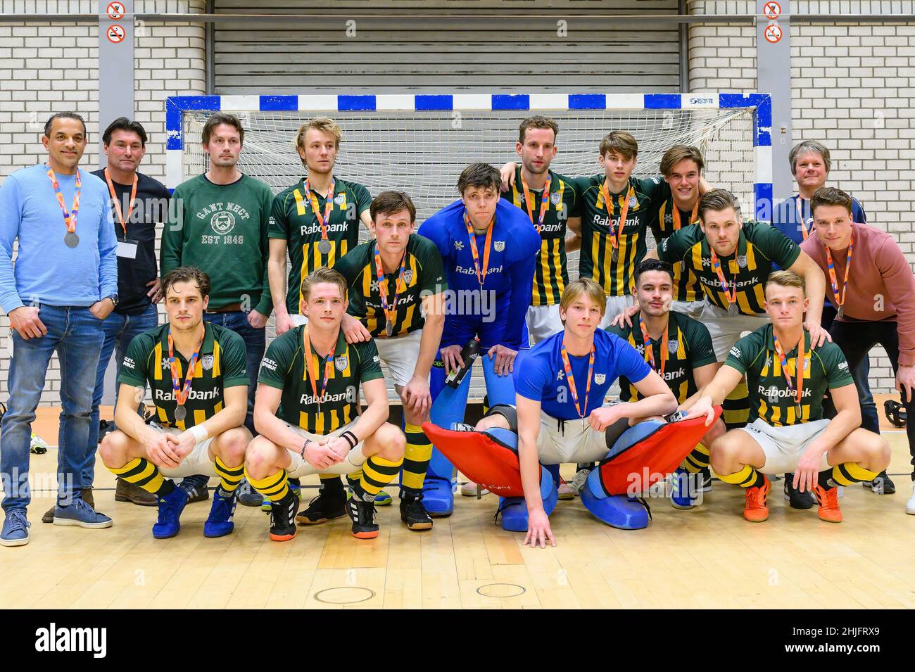 ROTTERDAM, 29-01-2022, Nederlands Kampioenschap Zaalhockey, Finale ...