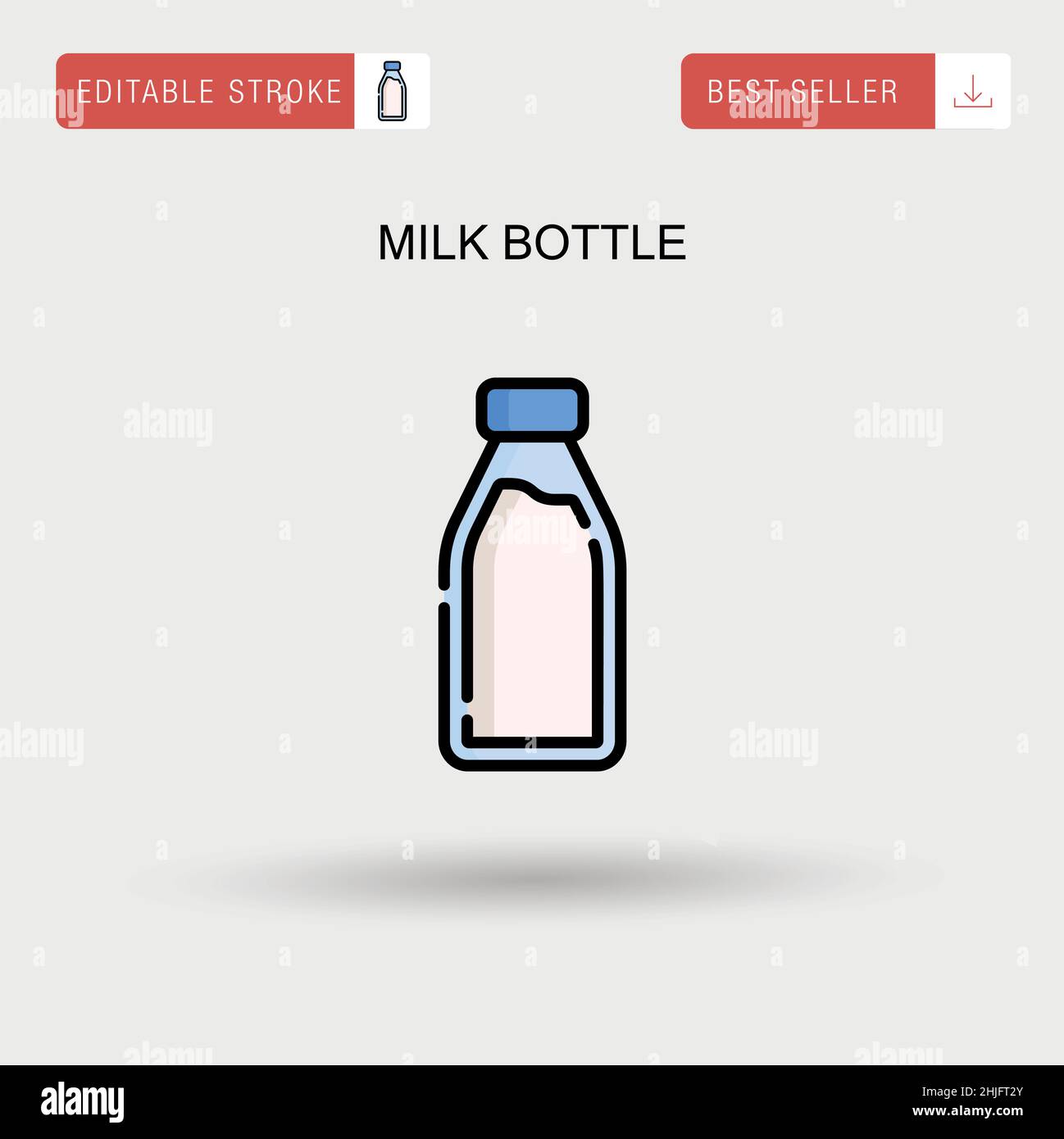White milk bottle cap Stock Vector Images - Alamy