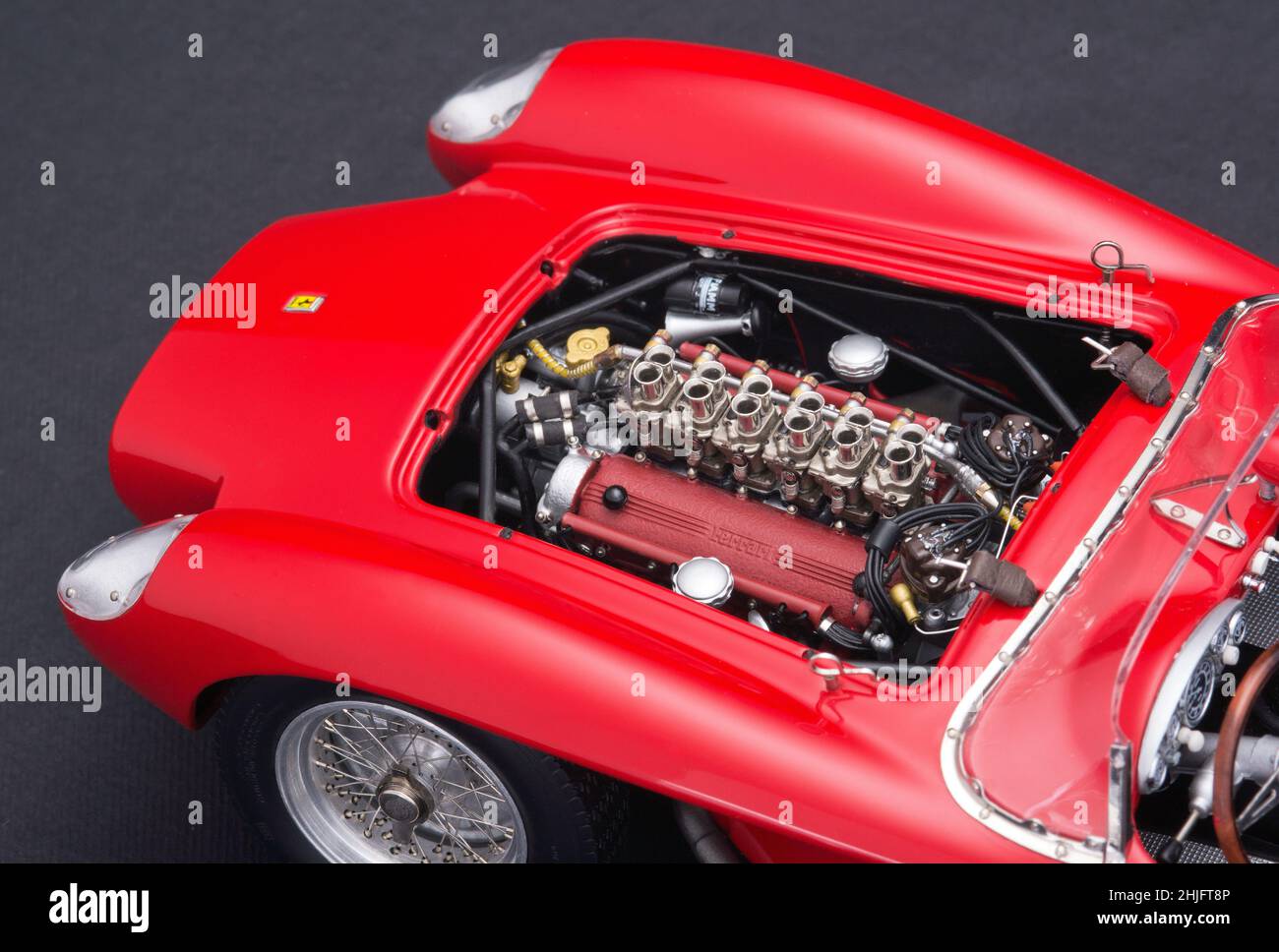 Die-cast model car by CMC of Ferrari 250 Testa Rossa Pontoon Fender ...