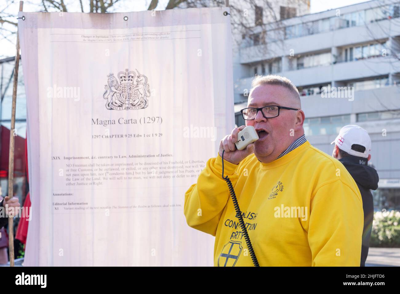 English Constitution Party Freedom Rally promoting Graham Moore for the ...