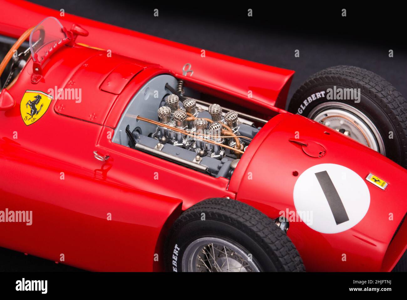Die-cast model car by CMC of the Ferrari D50 (1956 Stock Photo - Alamy