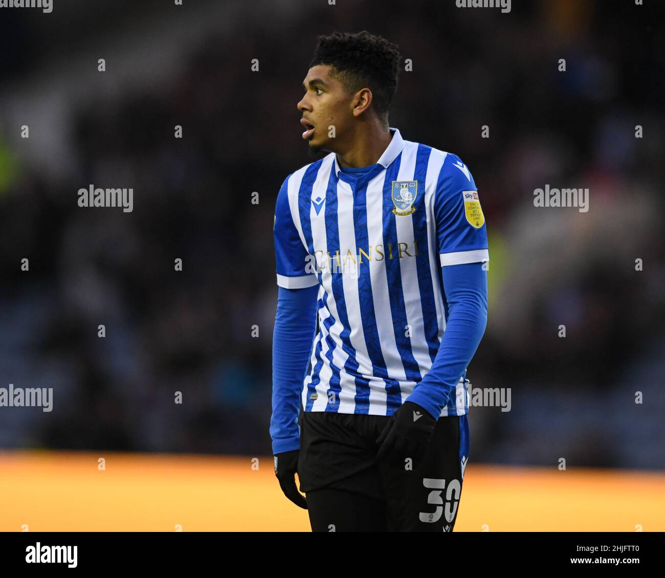 Tyreece John-Jules #30 of Sheffield Wednesday in action during the game ...