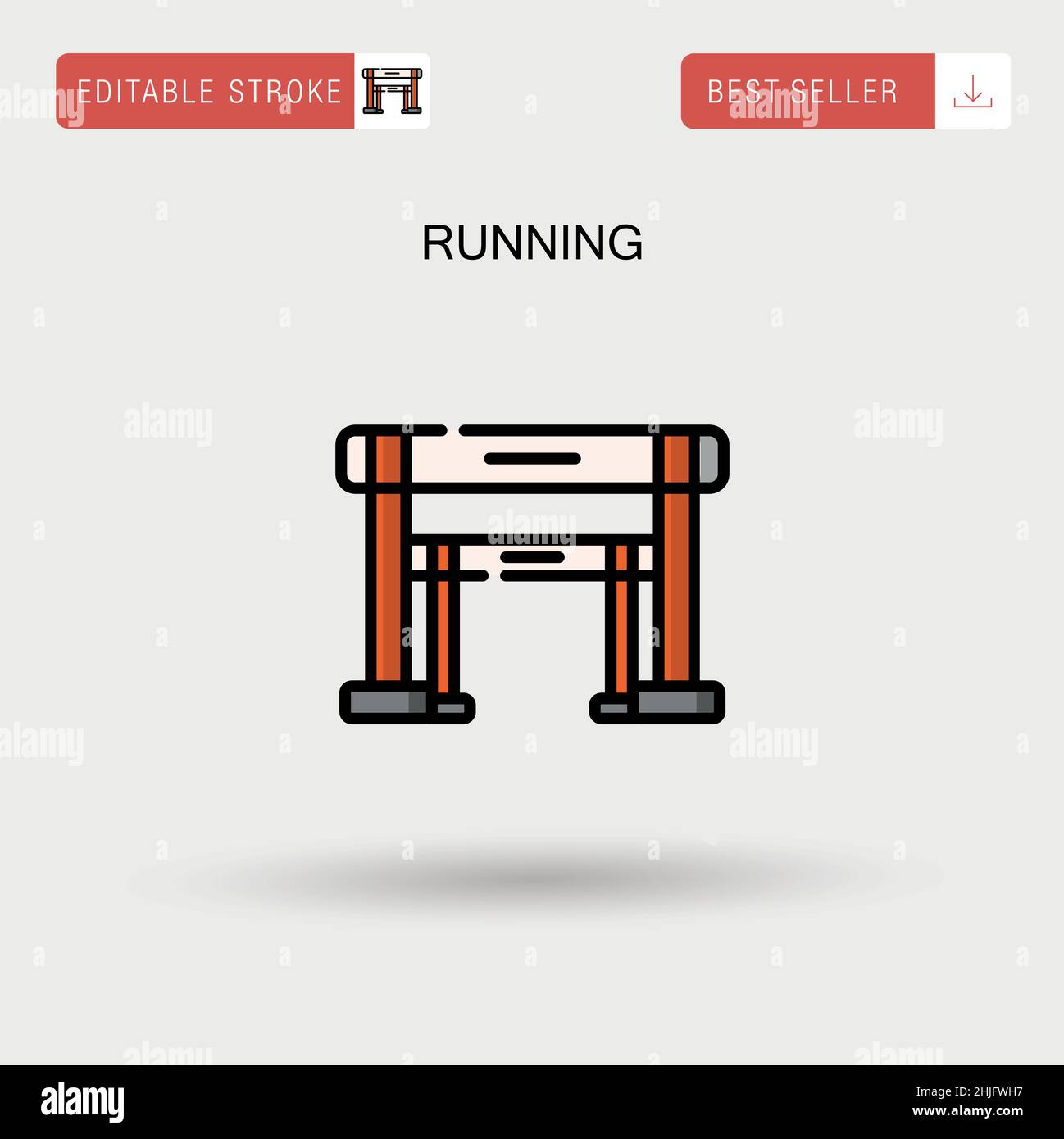 Man woman running exercise park Stock Vector Images - Alamy