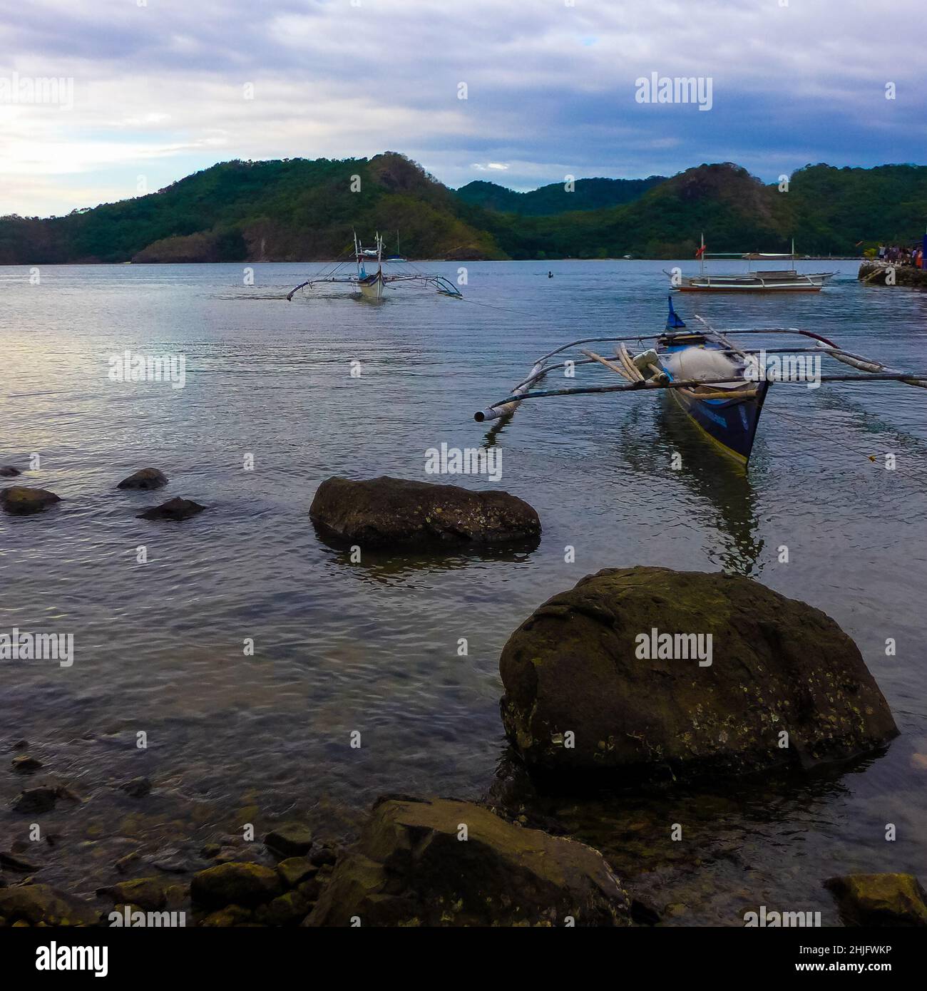Fishing village overcast scenic water hi-res stock photography and ...