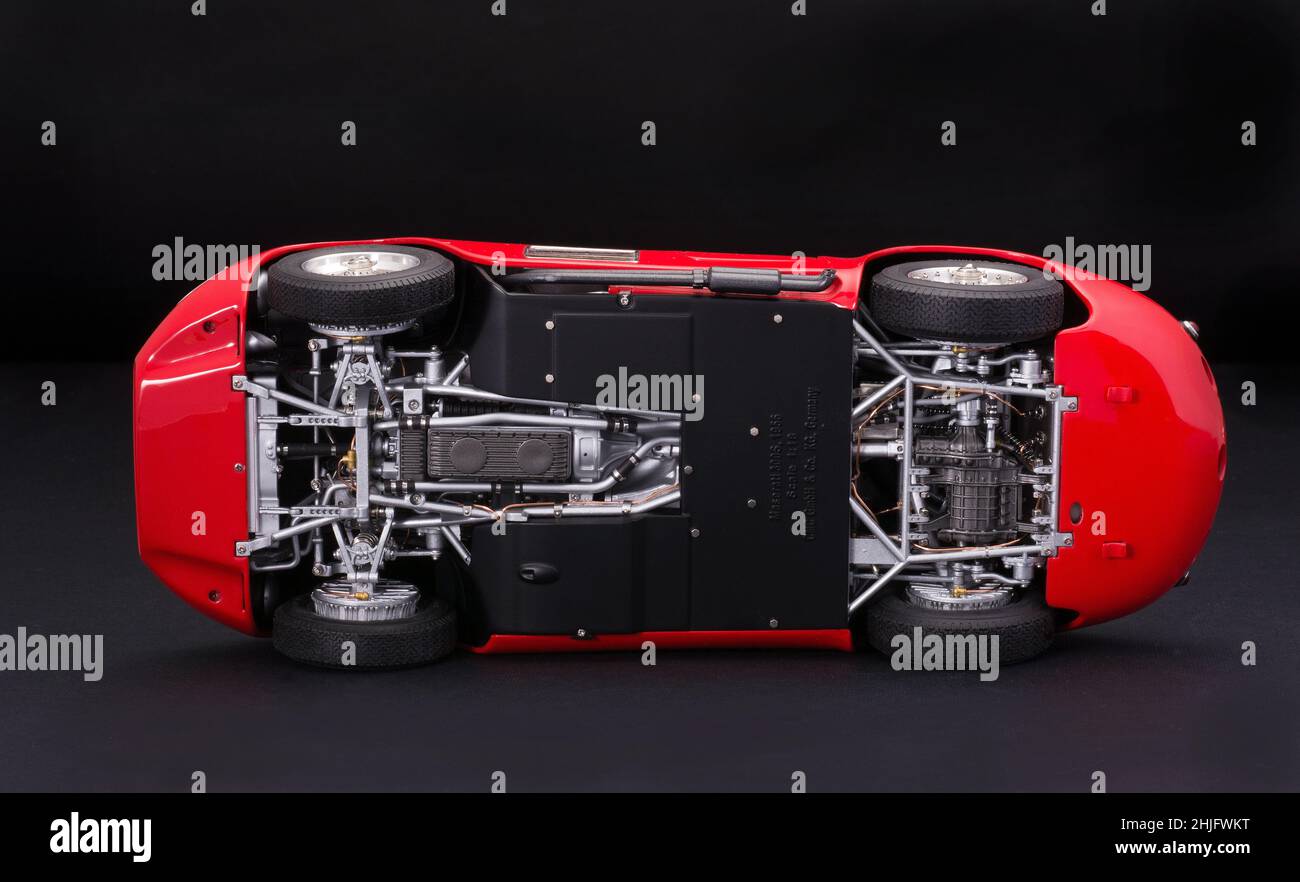 Die-cast model car by CMC of Maserati 300S (1957) and his Rolling ...