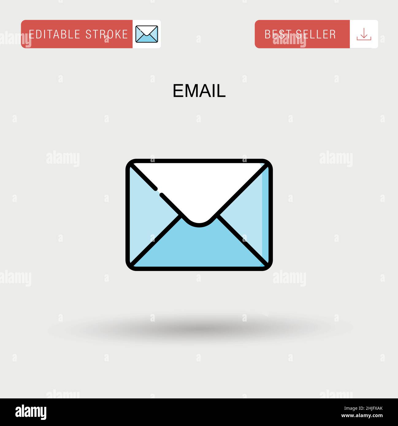 Email Simple vector icon Stock Vector Image & Art - Alamy