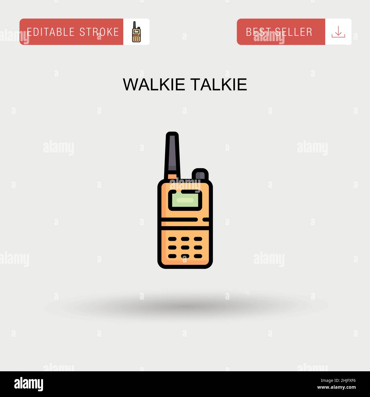 Talkie walkie Stock Vector Images - Alamy