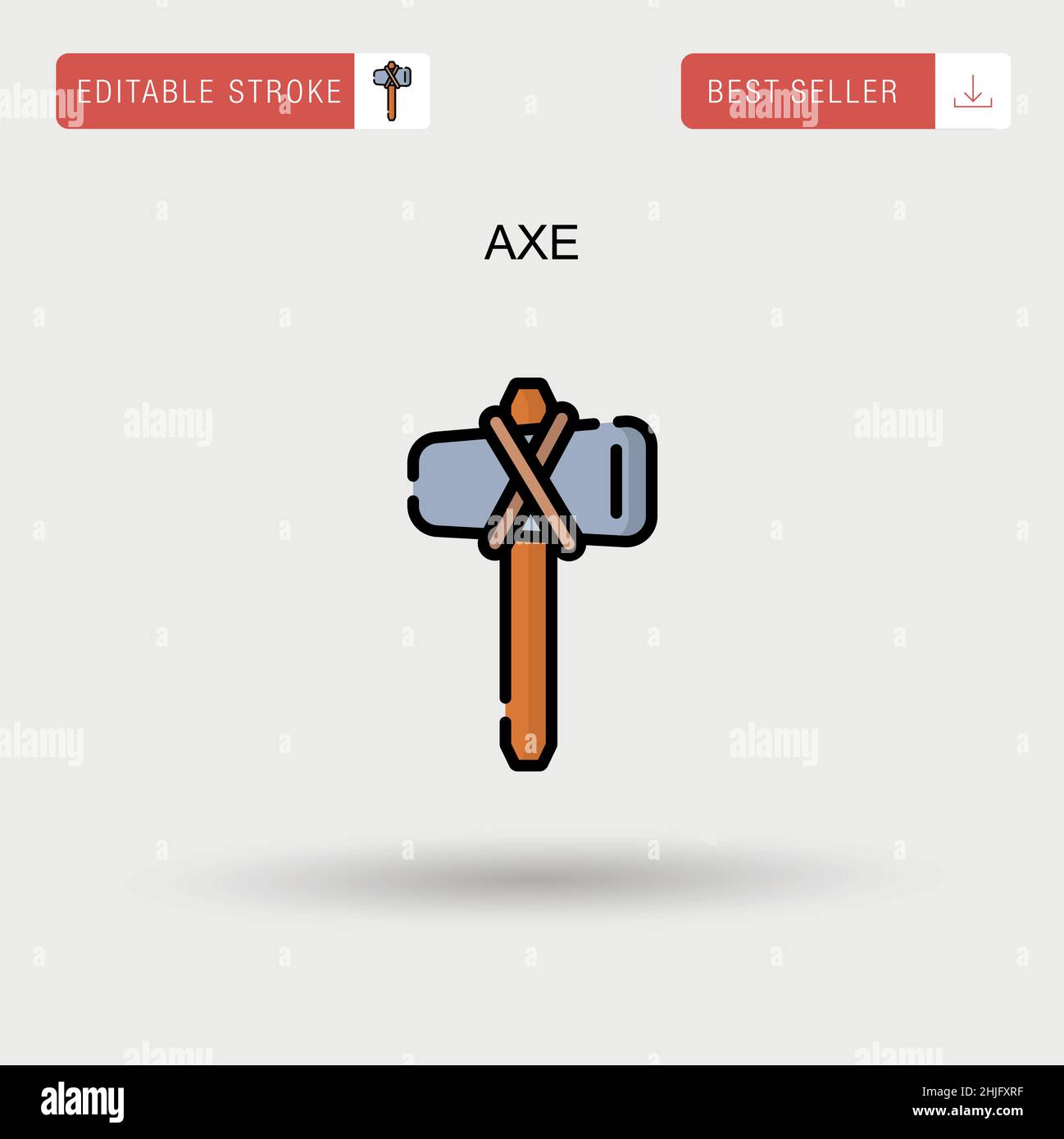 Axe Simple vector icon Stock Vector Image & Art - Alamy