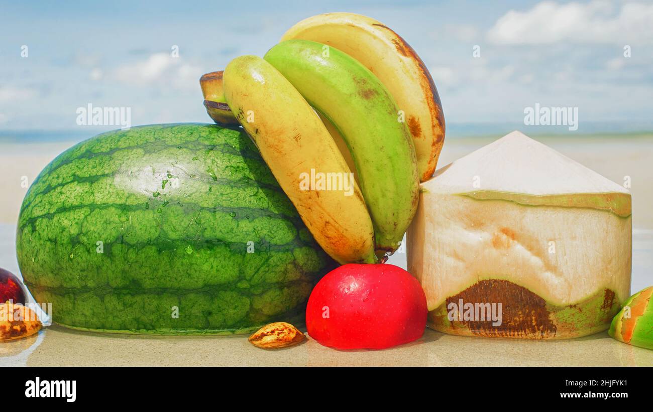 Exotic tropical fresh fruits hi-res stock photography and images - Alamy