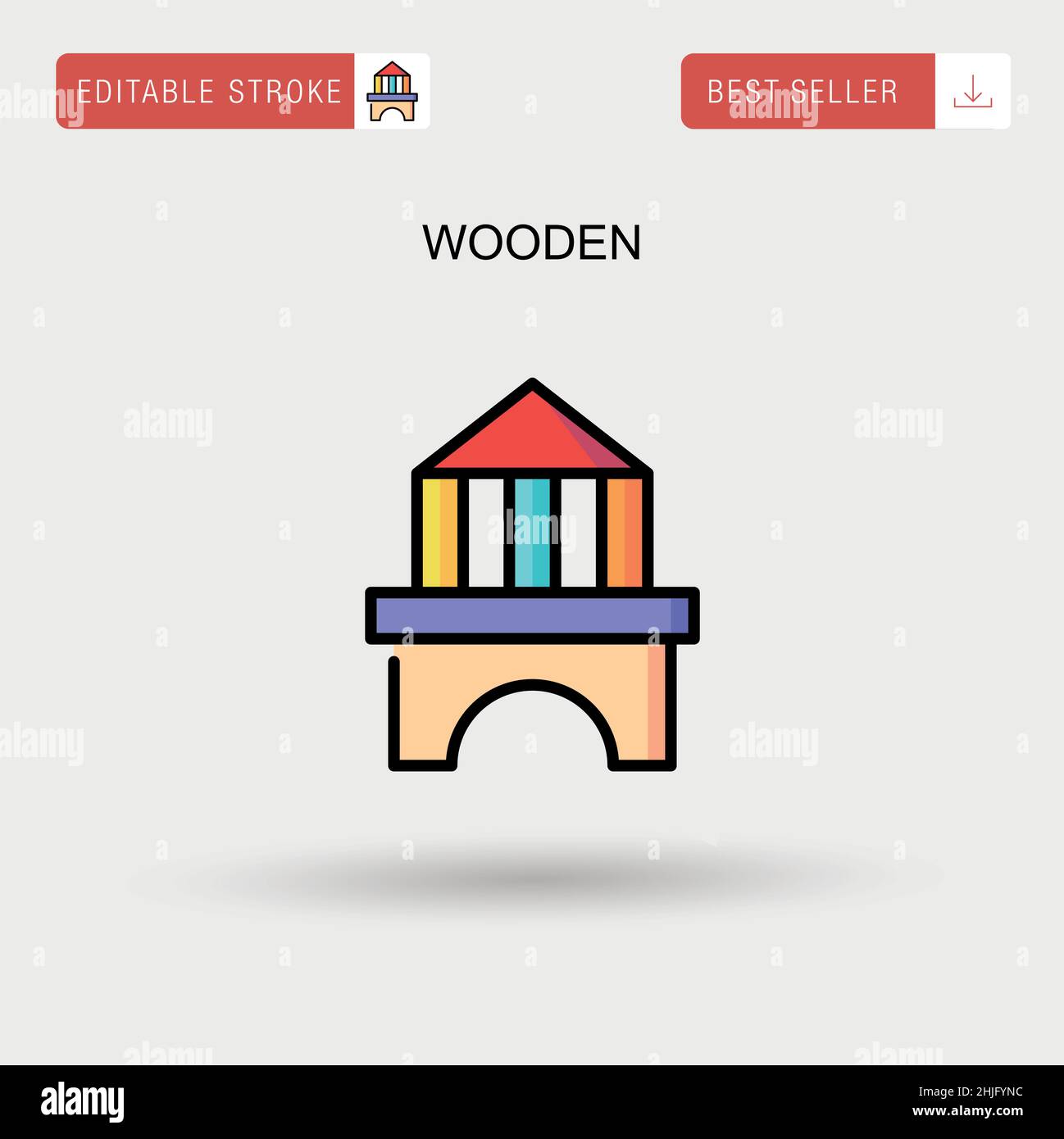 Detail wooden architecture Stock Vector Images - Alamy