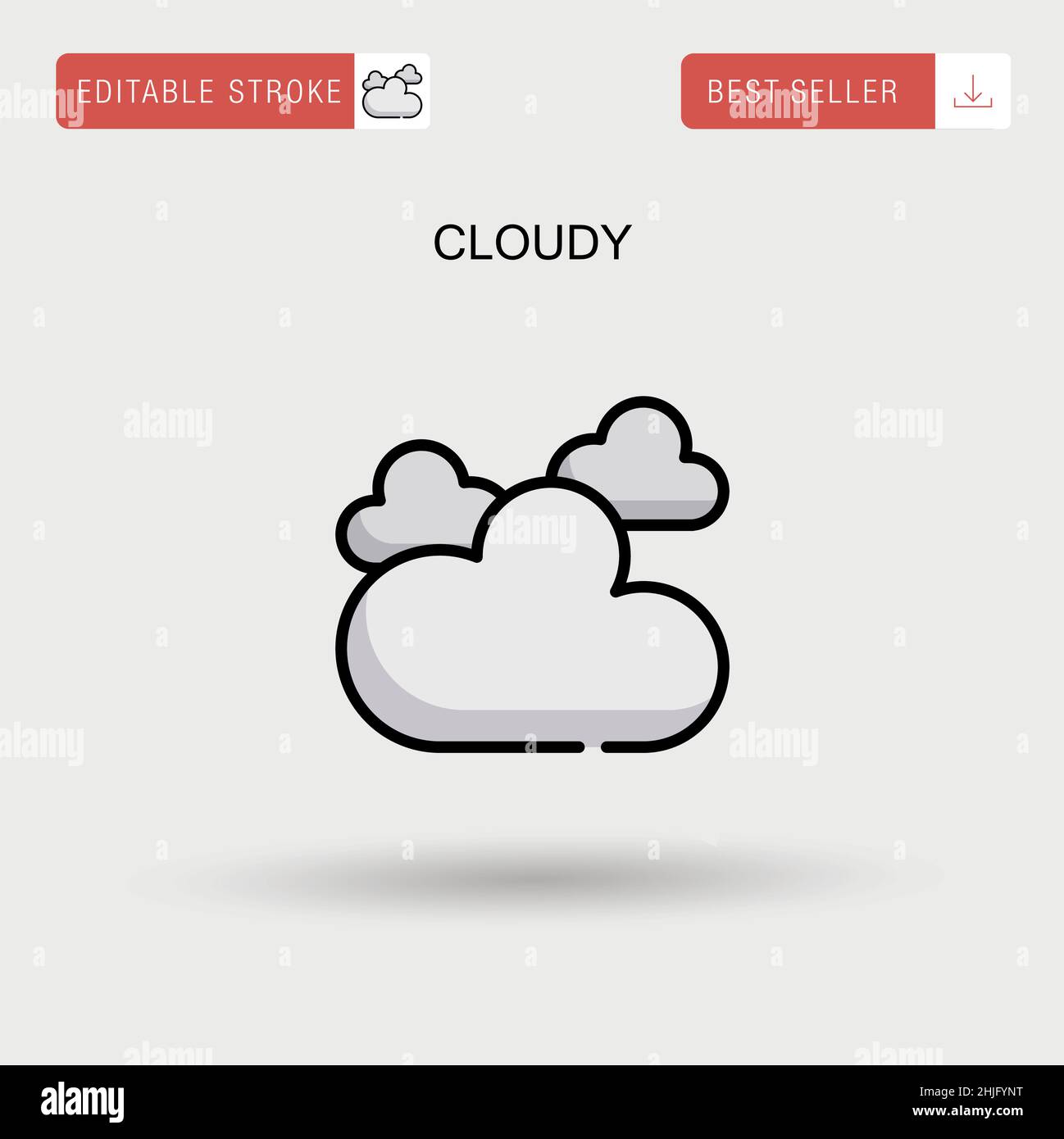 Storm moody clouds atmosphere Stock Vector Images - Alamy